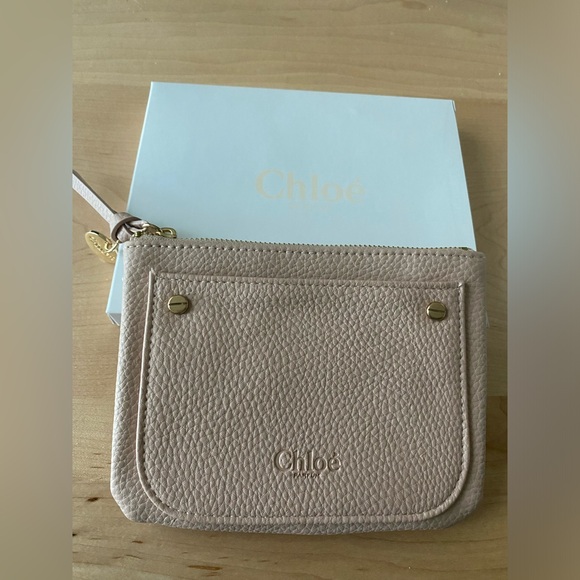 Chloe | Bags | Nib Chloe Small Pouch Dusty Pink | Poshmark